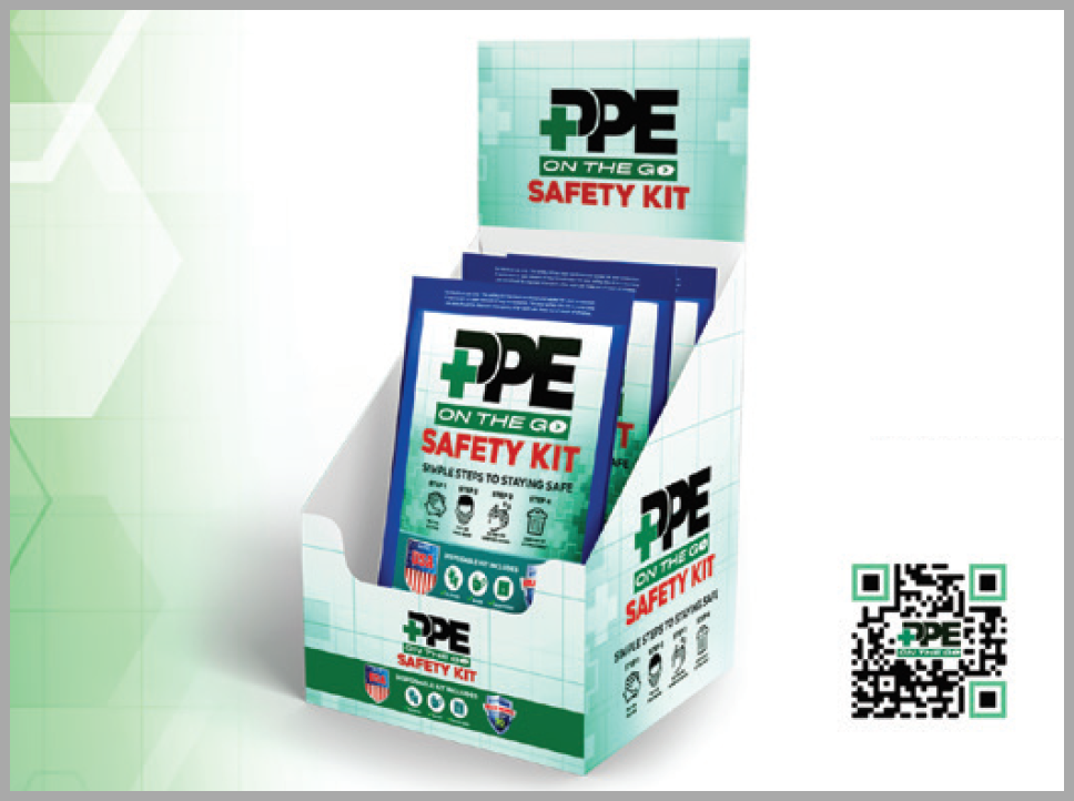 PPE On The Go Safety Kit Counter Display – Worldtec Protection